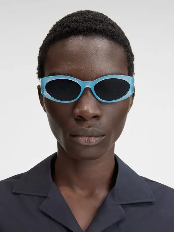 Jacquemus Oval Frame Sunglasses