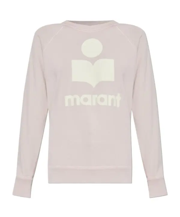Isabel Marant Étoile Crewneck Long Sleeve Sweatshirt - White