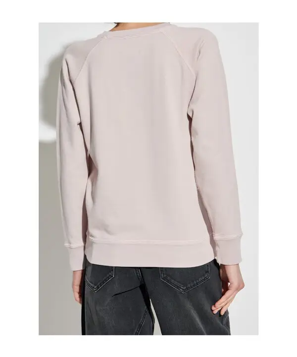 Isabel Marant Étoile Crewneck Long Sleeve Sweatshirt - White