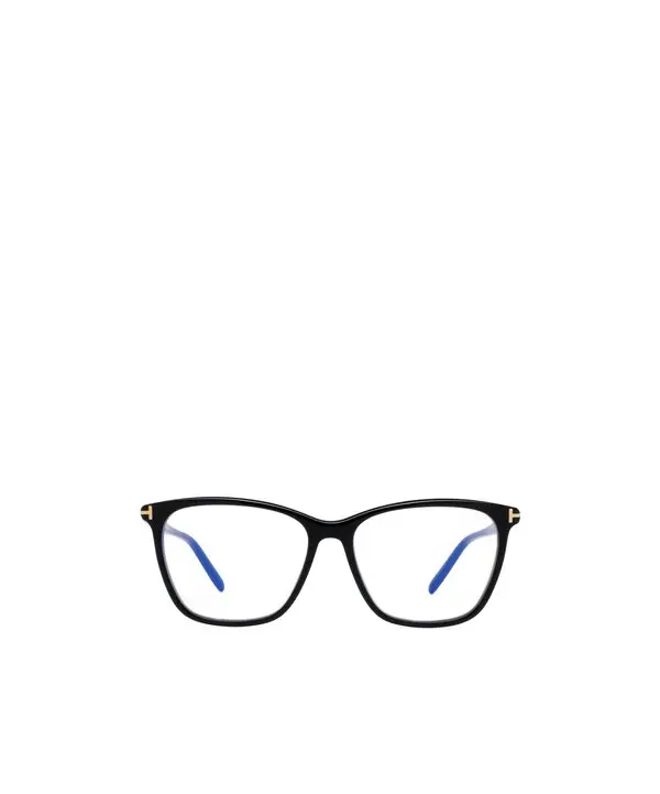 TOM FORD Geometric Frame Eyeglasses - Black