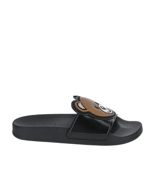 Moschino Teddy Bear Flat Slip-on Sandals