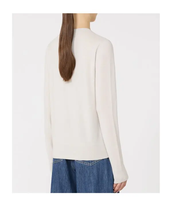 Max Mara V-neck Jumper - White