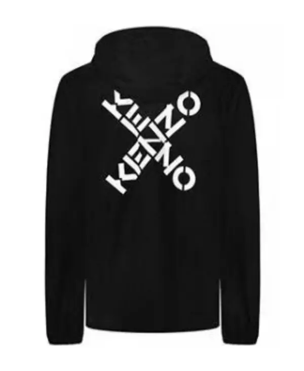 Kenzo Logo-printed Hooded Casual Jacket