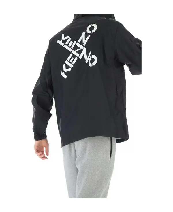 Kenzo Logo-printed Hooded Casual Jacket