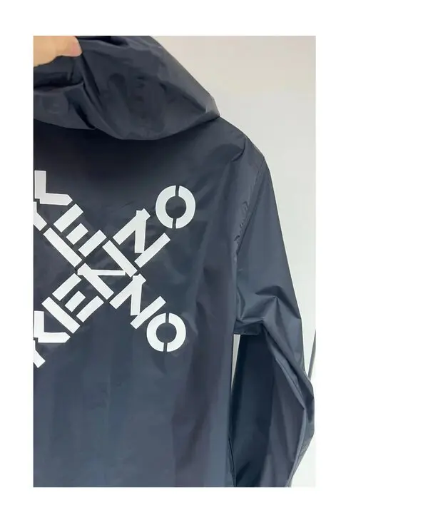 Kenzo Logo-printed Hooded Casual Jacket
