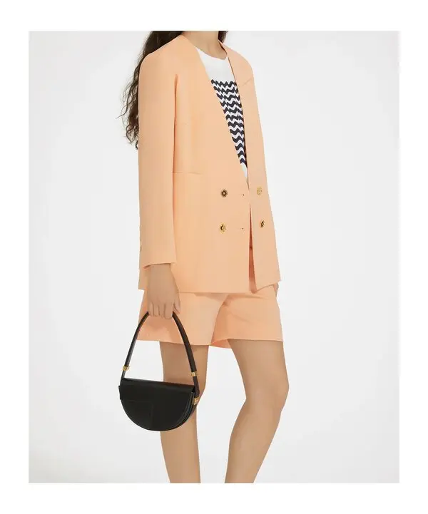 PATOU Double-breasted Wool-blend Twill Blazer