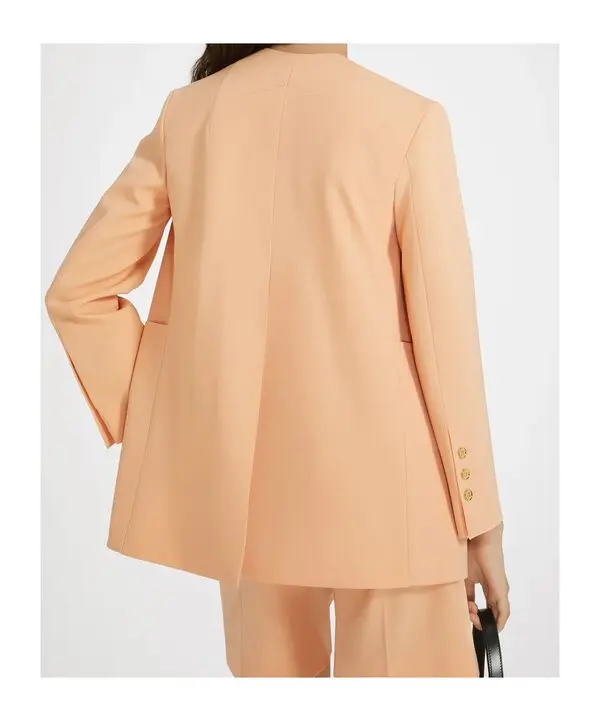 PATOU Double-breasted Wool-blend Twill Blazer
