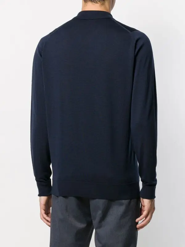John Smedley Dorset Long-sleeve Polo Shirt