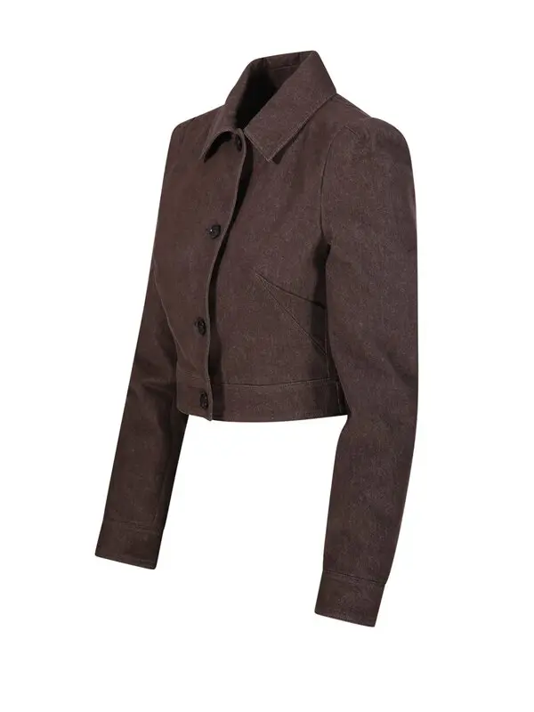 Max Mara Carpa Button-up Cropped Jacket