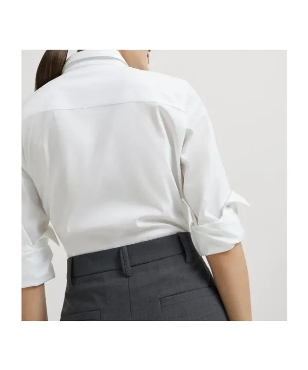 Brunello Cucinelli Virgin Wool Pleated Trousers