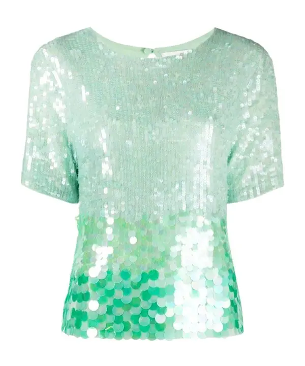 P.a.r.o.s.h Iridescent Sequin T-shirt