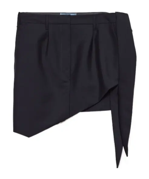 Prada Blend Mini Skirt - Blue