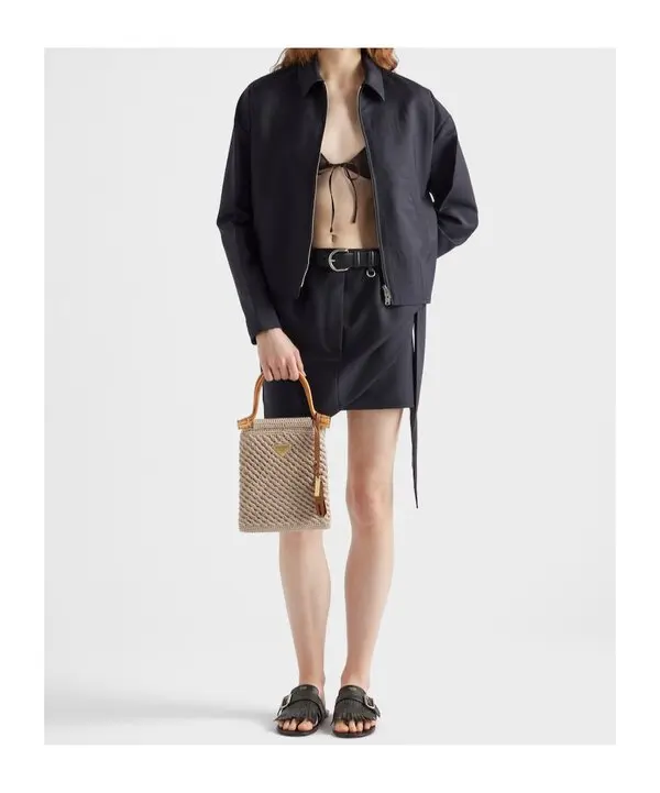 Prada Blend Mini Skirt