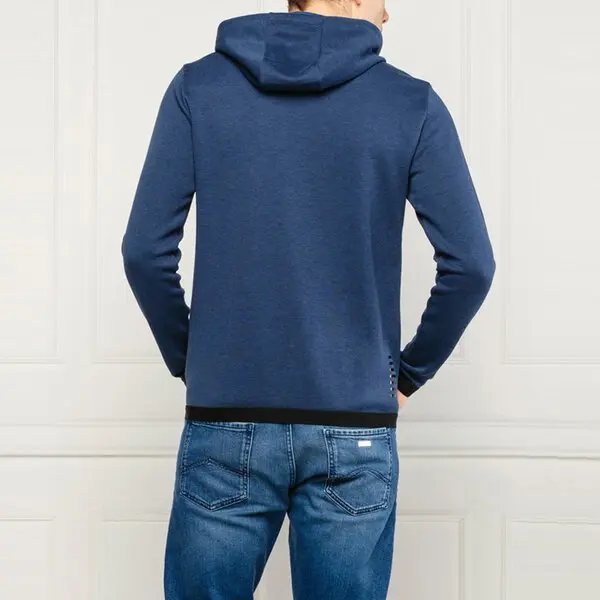 EA7 Hooded Zip-up Casual Coat
