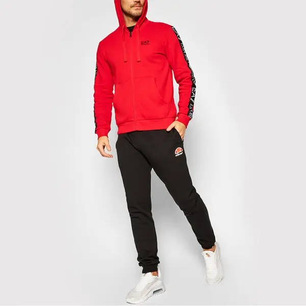 EA7 Logo Hooded Jacket