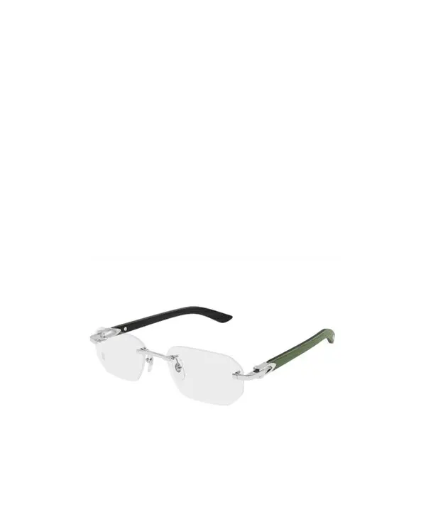 Cartier Rimless Rectangle Eyeglasses - White