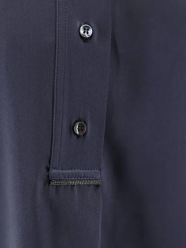 Brunello Cucinelli Monili Chain Long-sleeved Shirt