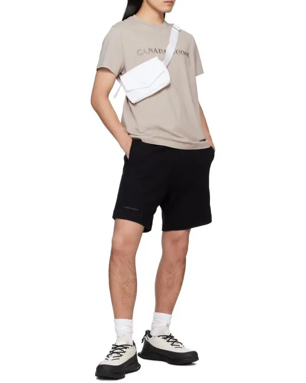 Canada Goose Logo Detailed Drawstring Shorts
