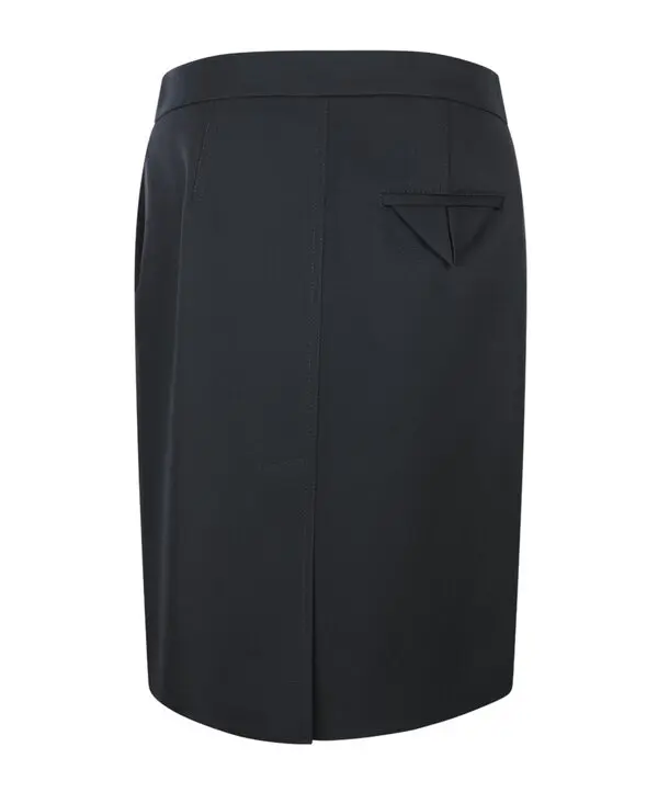 Bottega Veneta Slit Detailed Midi Skirt