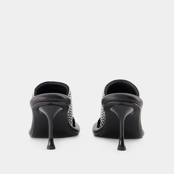 J.W.ANDERSON Bumper-tube Embellished Leather Mules