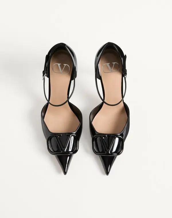 Valentino Garavani Vlogo Signature Pointed Toe High Heel Pumps
