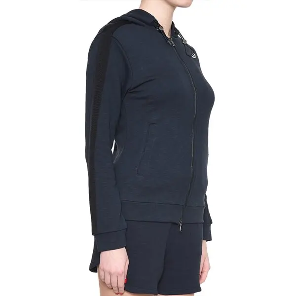 Emporio Armani Logo Hooded Zip-up Casual Coat
