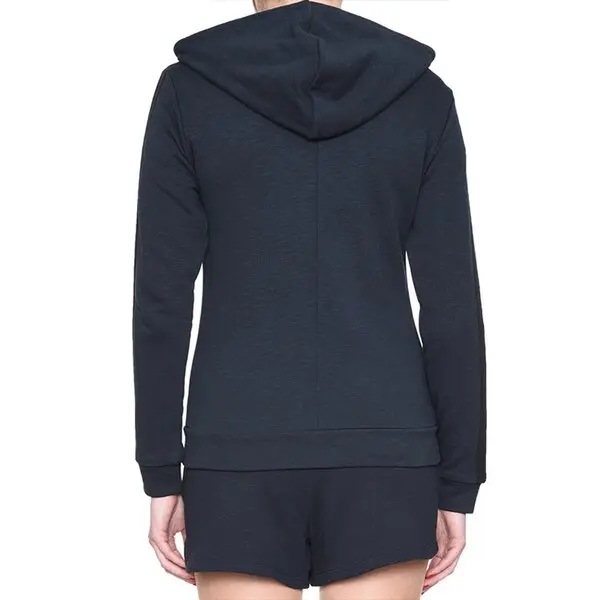 Emporio Armani Logo Hooded Zip-up Casual Coat