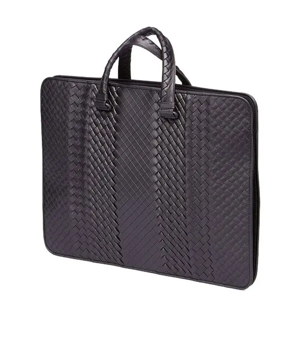 Bottega Veneta Woven Leather Briefcase