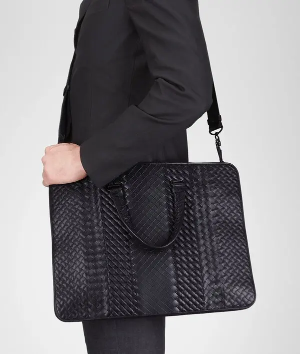 Bottega Veneta Woven Leather Briefcase