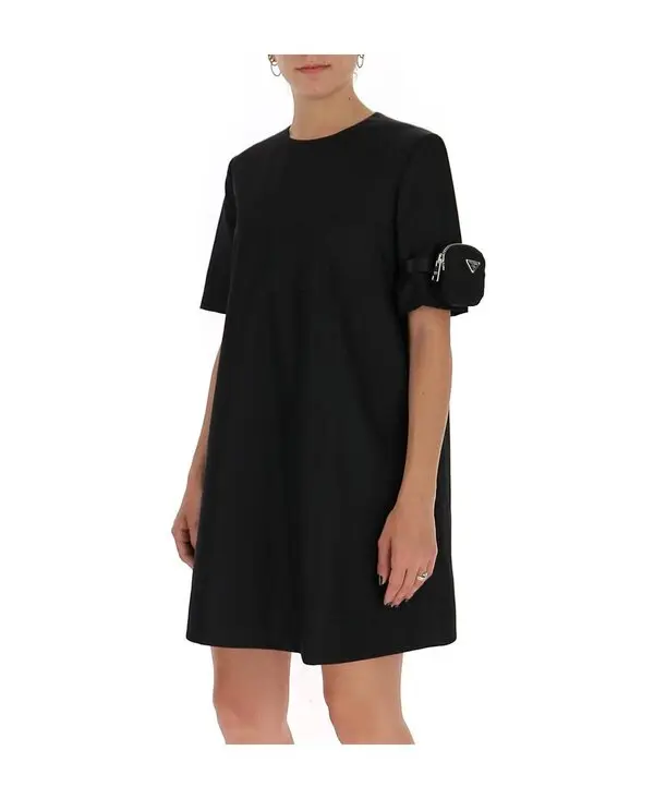 Prada Pouch Sleeve T-shirt Dress