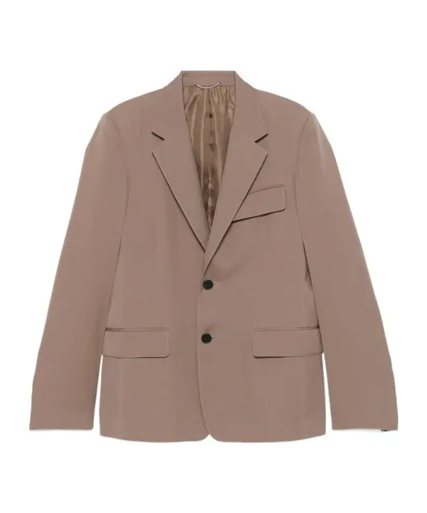 LANVIN Long-sleeved Suit Coat - Brown