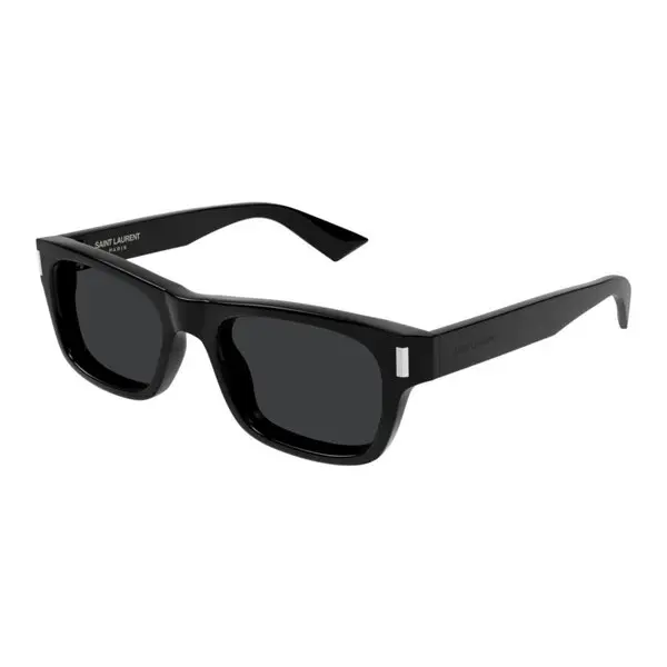 Saint Laurent Rectangle Frame Sunglasses - Black