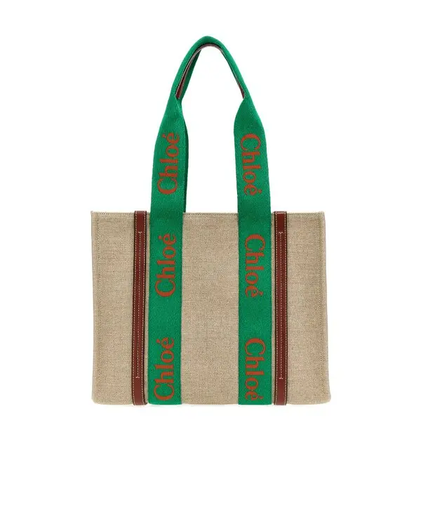 Chloé Medium Woody Handbag - Nude