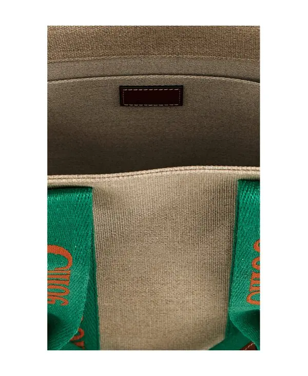 Chloé Medium Woody Handbag - Nude
