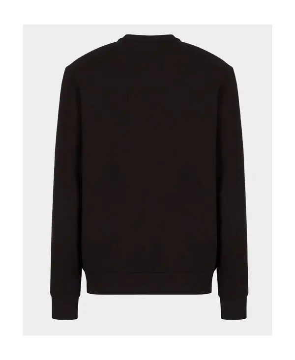 EA7 Logo-print Crew-neck Sweatshirt