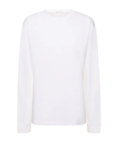 THE ROW Ciles Long Sleeve T-shirt - White