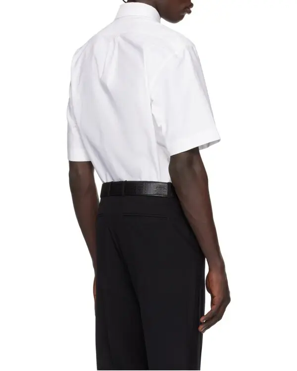 Givenchy Collared Short-sleeve Shirt