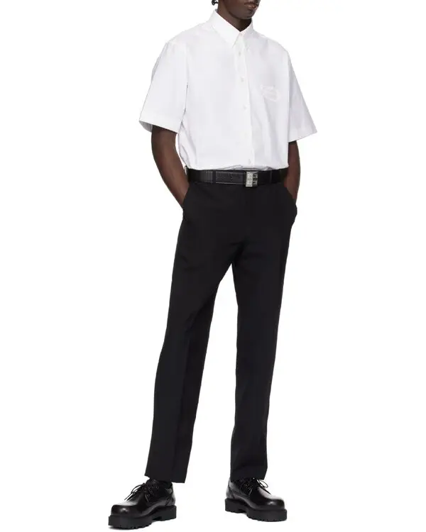 Givenchy Collared Short-sleeve Shirt
