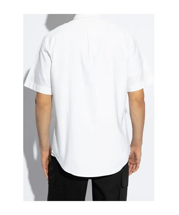 Givenchy Collared Short-sleeve Shirt