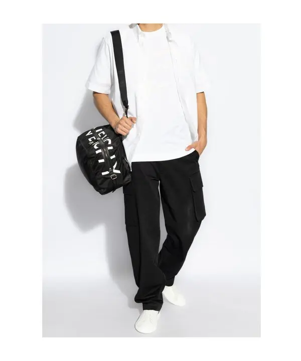 Givenchy Collared Short-sleeve Shirt