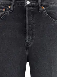 RE/DONE High-waisted Wide-leg Jeans - Black