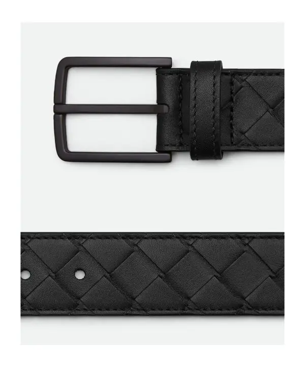 Bottega Veneta Intrecciato Leather Belt
