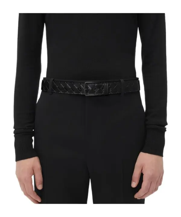 Bottega Veneta Intrecciato Leather Belt
