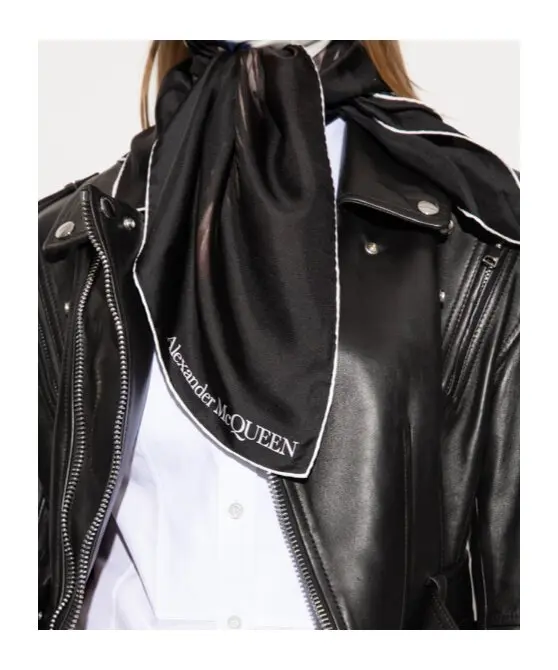 Alexander McQueen Eye-printed Finished Edge Scarf