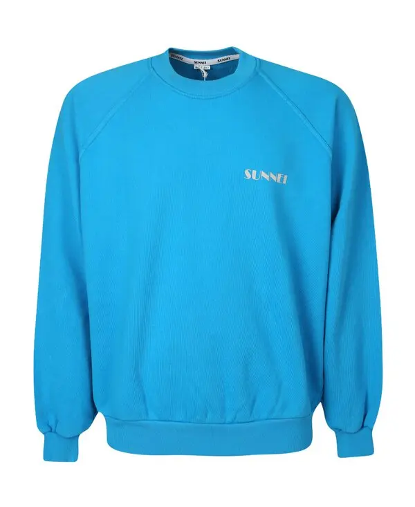Sunnei Logo Printed Crewneck Sweatshirt