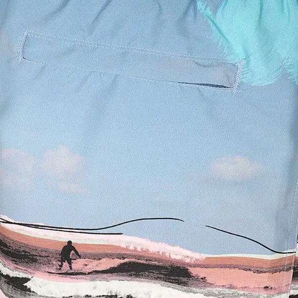 Paul Smith Wide Leg Printed Shorts With Drawstring