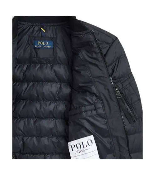 Polo Ralph Lauren Quilted Bomber Jacket With Zippered Pocket