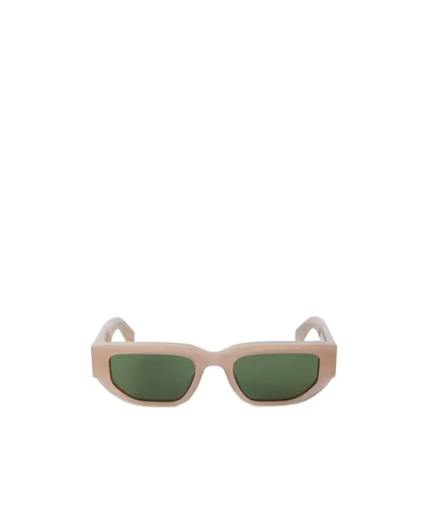 Off-White Greeley Rectangular Frame Sunglasses - Green