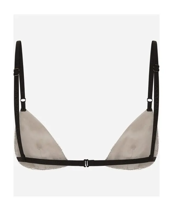 Dolce & Gabbana Dolce Gabbana Embellished Spaghetti Strap Triangle Bra