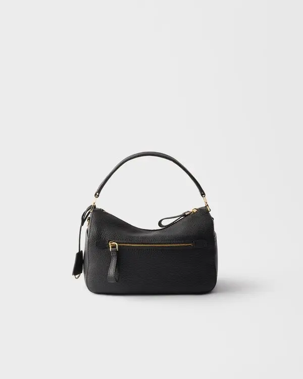 Prada Zip-up Handbag - Black